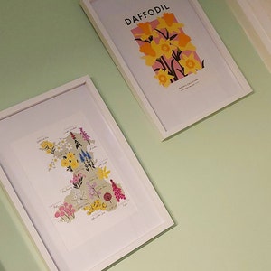 Flower Map of Wales, Blodau Cymru, Welsh Flowers Map, Welsh County Map ...