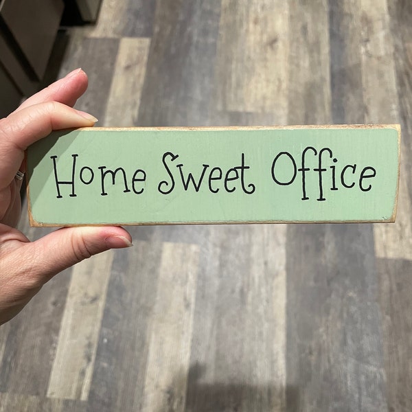 Office Home Decor Small Sign, Cubicle Sweet Cubicle Quote, Coworker ...