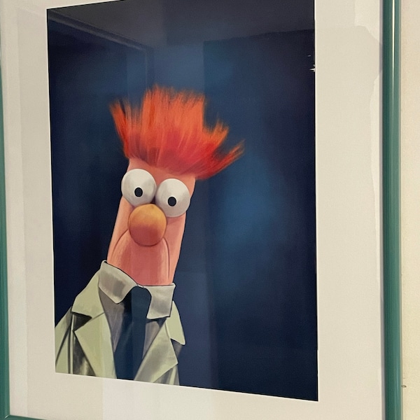 Beaker Portrait Print the Muppets - Etsy