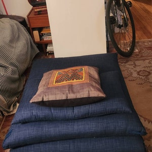 Japanese Futon Mattress Topper, Futon Topper, Thinner Shikifuton ...