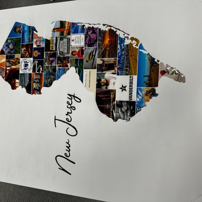 10th Birthday Photo Collage, Rose Gold Glitter Photo Number, 10th ...