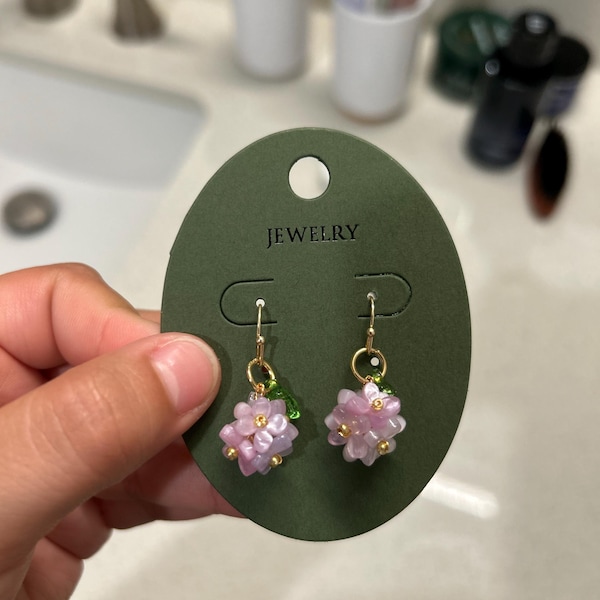 Cherry Blossom Earrings, Flower Earrings, Sakura Earrings, Japanese Earrings, Spring Earrings ...