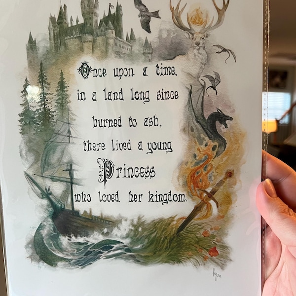 Labyrinth Original Fan Art Print | "it's Only Forever. Not Long at All ...
