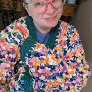 Simple SUPER Chunky Crochet Bomber Jacket Pattern, Size Inclusive ...