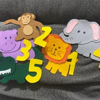 PDF Pattern for Muddy & Clean Pigs Felt Board or Flannel Board Circle ...