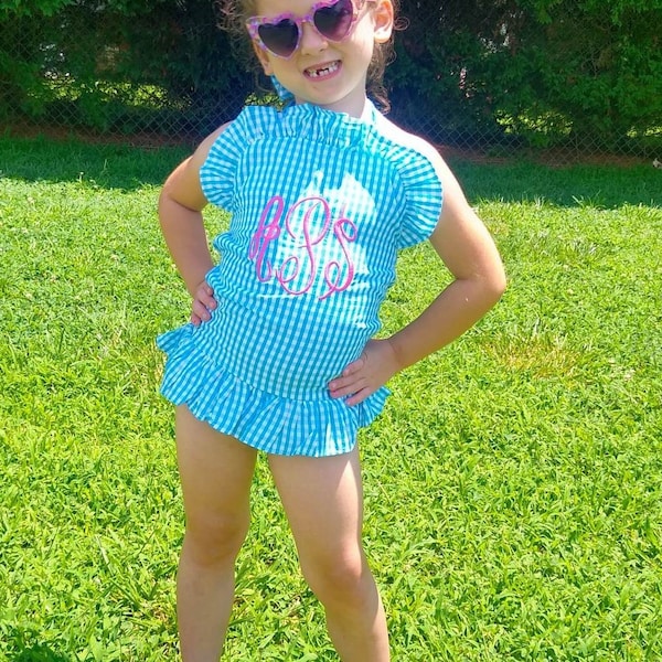 Monogram Swimsuit, Monogrammed Swimsuit, Monogram Bathing Suit ...