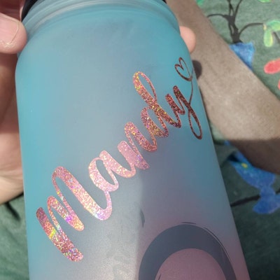 Custom Name Decal With Heart, Personalized Name Decal, Name Sticker ...