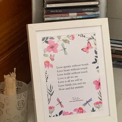 Thoughtful Poetry Card 5x7 by Trudi Jane Poetry 'expressing to Heal' is ...