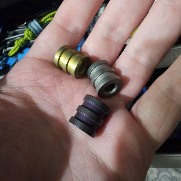 Titanium EDC Bead for / With Lanyard - Etsy
