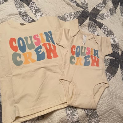 Cousin Crew Shirts for Kids, Big Cousin Shirts Matching Cousin Tshirt, New to the Cousin Crew ...