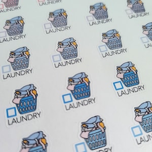 Ironing Planner Sticker Pastel Colours to Do Planner - Etsy