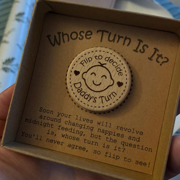 Baby Decision Coin / Best Baby Shower Gift / Novelty Gift / New Parent ...