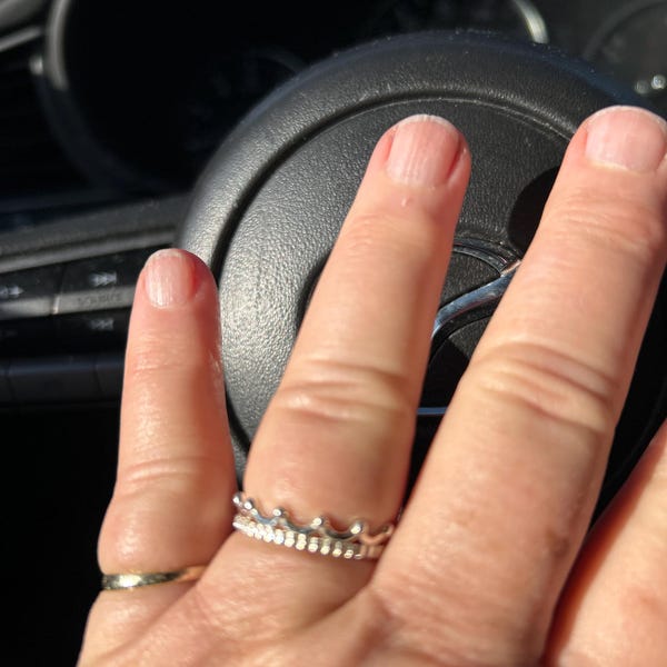 Amethyst Ring White Gold Self Love Promise Ring Amethyst Halo Ring Love ...