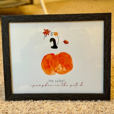 Happy Fall Handprint Craft, Printable DIY Autumn Handprint Art ...