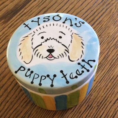 New Puppy Tooth Box / Puppy Teeth Box / Custom Pet Gift / - Etsy