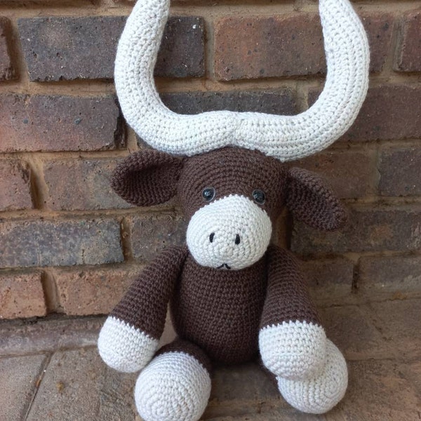 Amigurumi Crochet Pattern Water Buffalo PDF Tutorial: Bo the Water ...