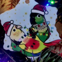 Green Parrotlet Screaming YEET T-shirt, Parrot Lover Tee, Bird Owner ...