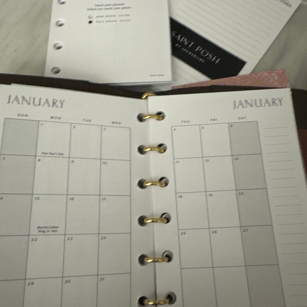 Lined Notes - PRINTED - Planner Inserts & Agenda Refill - A5 / Personal ...
