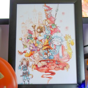 A4 / A5 Final Fantasy IX Art Print FF9 Zidane Vivi Garnet - Etsy