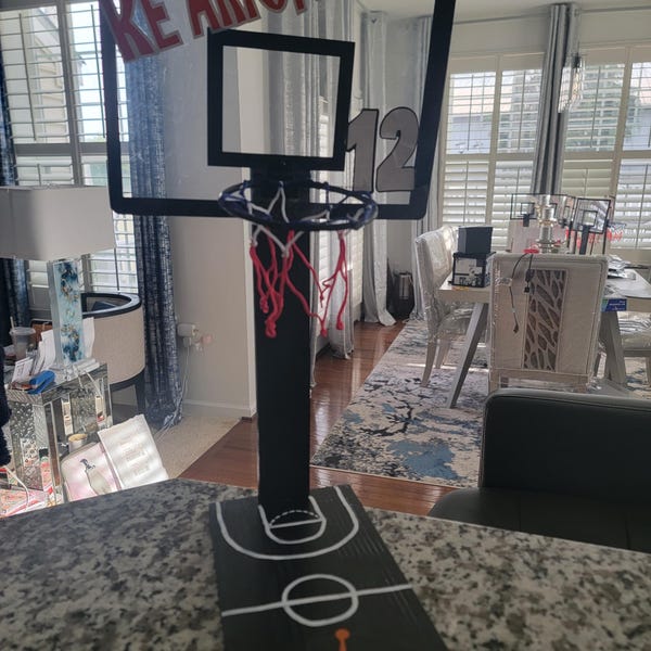 Airman 3D Number 2023, Sneaker Head Party Decor, Jumpman 3D Numbers ...