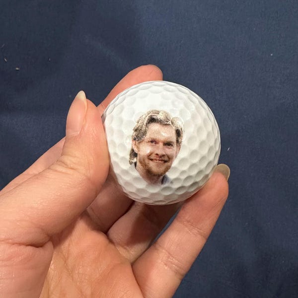 Portrait on Golf Ball, Portrait From Photo, Funny Golf Balls ...