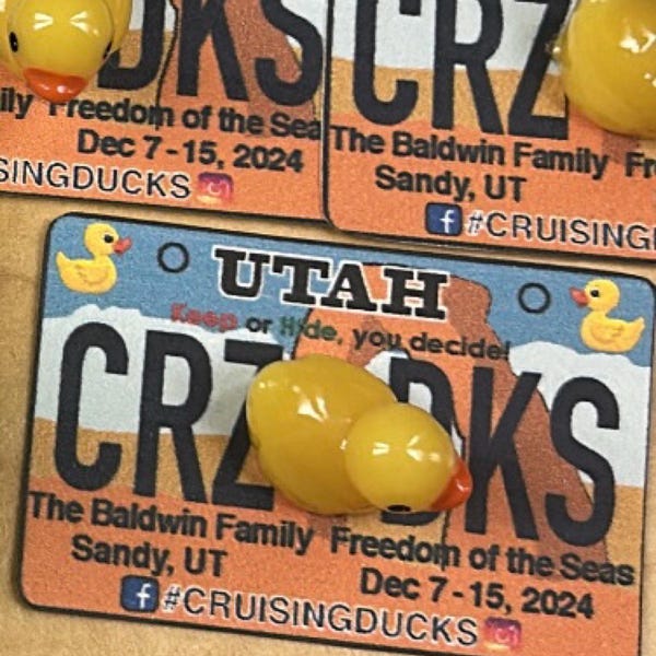 Customized Duck Tags: Riddle Cruise / Customized With Your Personal ...