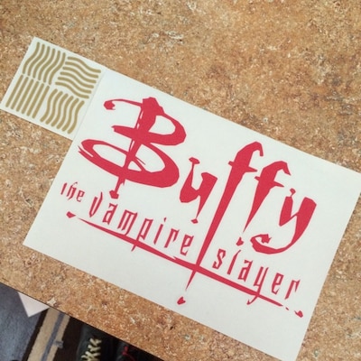 Buffy the Vampire Slayer Logo Vinyl Decal, Car Accessory, Laptop ...