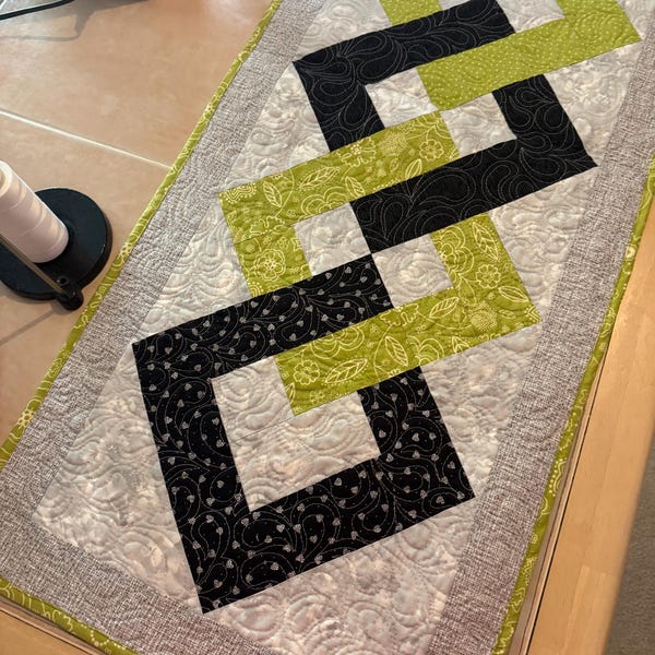 PDF Pattern for Interlocking Squares Table Runner, DIGITAL Pattern - Etsy
