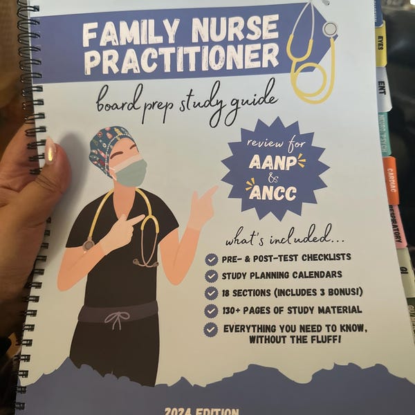 The 2025 Family Nurse Practitioner Board Prep Study Guide | Spiral ...