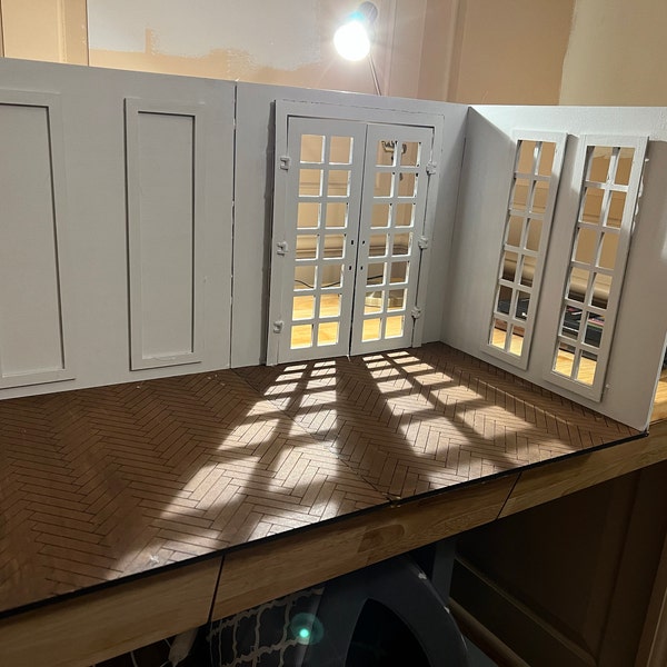 Corner and Mid Sections for 1:6 Scale |doll Photography Backdrop| for ...