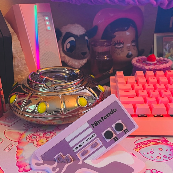 Personalized Nintendo Entertainment System Controller Model Custom 3D ...