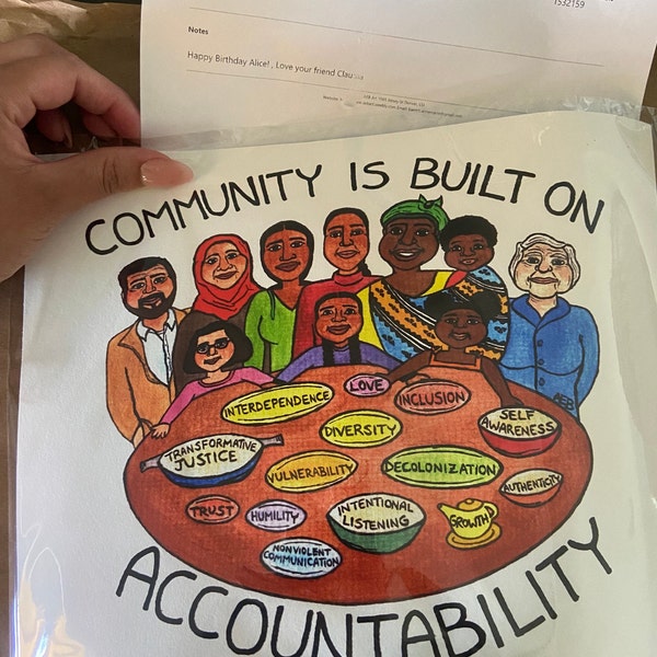 Building a Thriving Community Art Print, Wall Art, ECO Paper, Poster ...