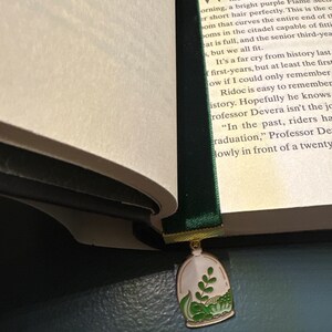 Plant Lover Ribbon Bookmark, Succulents, Book Accessories, Bookstagram ...