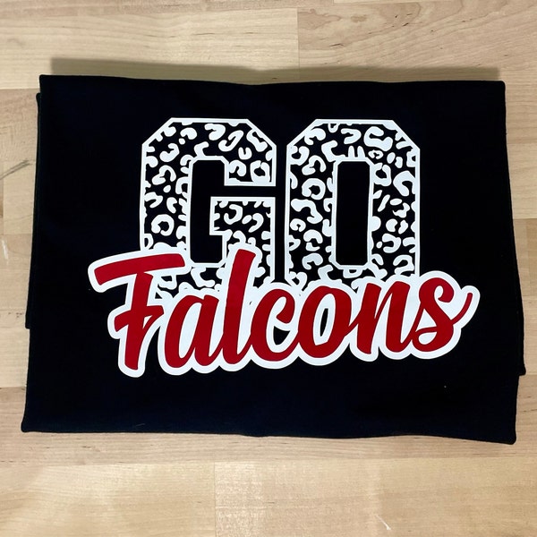Go Falcons Leopard Svg, Go Falcons Football Svg, Run Falcons Svg, Cheer ...