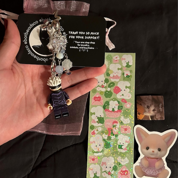 Lego Jujutsu Kaisen JJK Keychains |anime Merch |satoru Gojo |geto ...