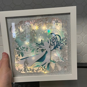 Peter Pan Inspired Light up 3d Shadow Box Set in 9 X 9in High Quality ...