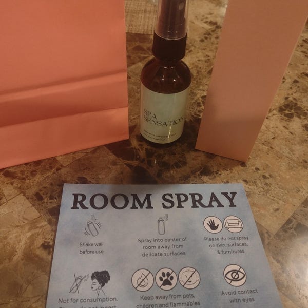 Room Spray Label Template, Editable Product Label Template, DIY Label ...