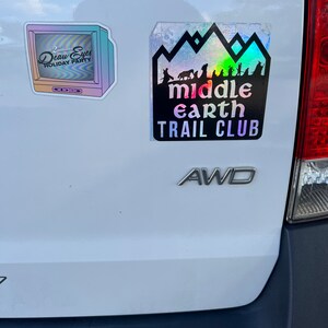 Middle Earth Trail Club Vinyl Decal LOTR Decal, LOTR Sticker, Lord of ...