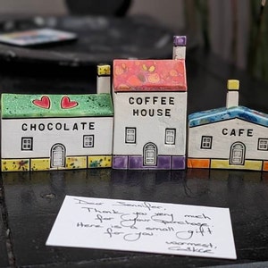 Tiny Ceramic House , Miniature House, British Houses, Cute Pottery ...