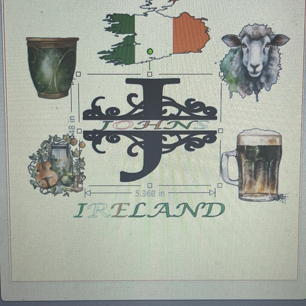 Ireland Flag Map SVG, Irish SVG Cricut Cut File, Country Nation ...