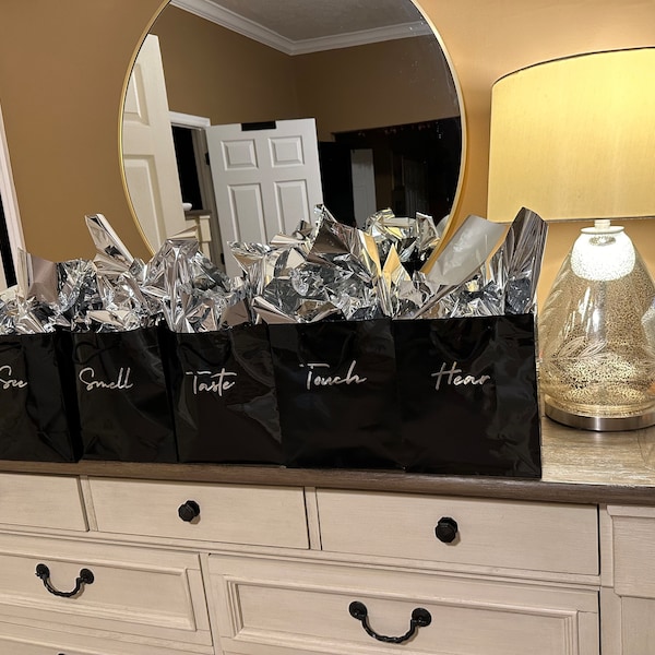 5 Senses Gift Bags - 7.75x9.5in - Etsy