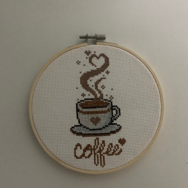 Coffee Cross Stitch Pattern - Caffeine Cross Stitch Pattern - Coffee ...