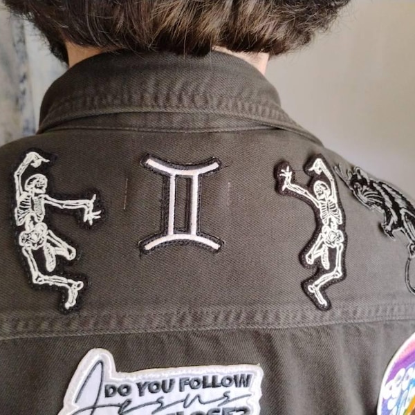 Skeleton Hand Patch - Etsy