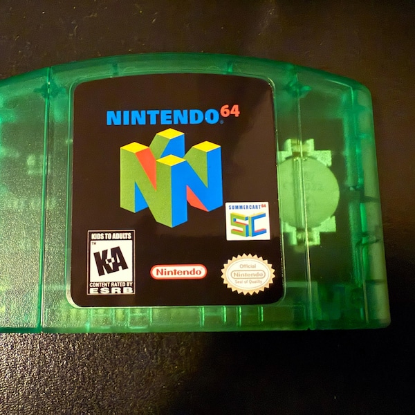 N64 Cartridge Labels - Etsy