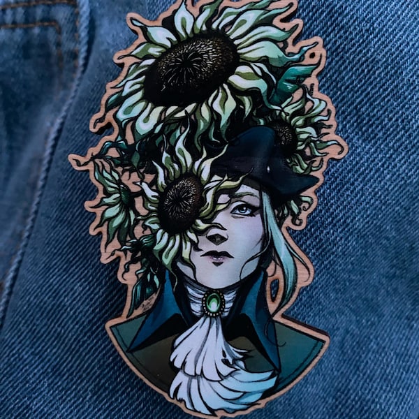 Lady Maria & Gehrman Large Wooden Pins (bloodborne Inspired) - Etsy