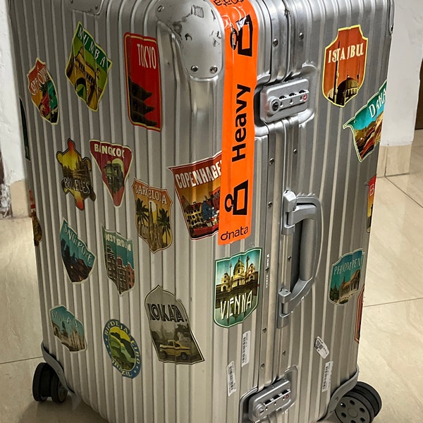 Personalizable Travel Stickers Pack, Vintage-style Travel Gift, Decals ...