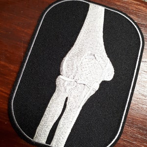 Elbow Patch X-ray Iron-on Radiology Broken Bone Doctor Ouch Emergency ...
