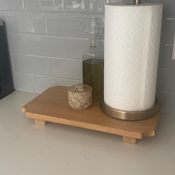 Rustic Wood Riser | Farmhouse Style Riser | Tabletop Riser | Plant ...
