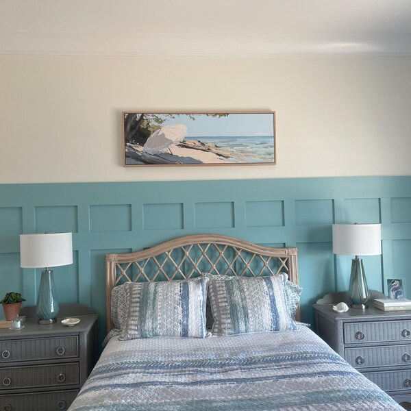 Dark Country Landscape Canvas Print | Large Moody Vintage Wall Art ...