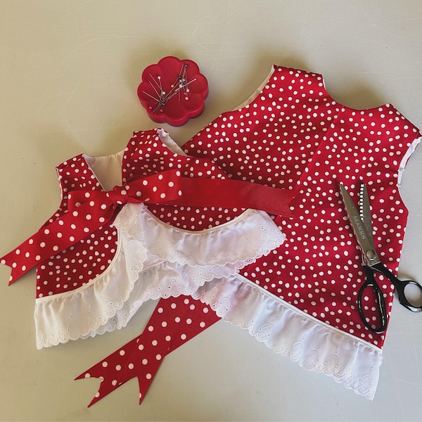 Girl Set Bundle PDF Sewing Pattern Pinafore Top and Shorties in Sizes ...